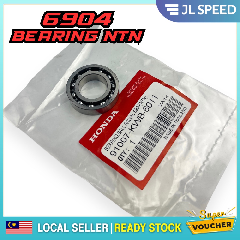ORIGINAL HONDA NTN BEARING (6904) CAMSHAFT BEARING CAM SHAFT BEARING WAVE 110 DASH DREAM110 ...