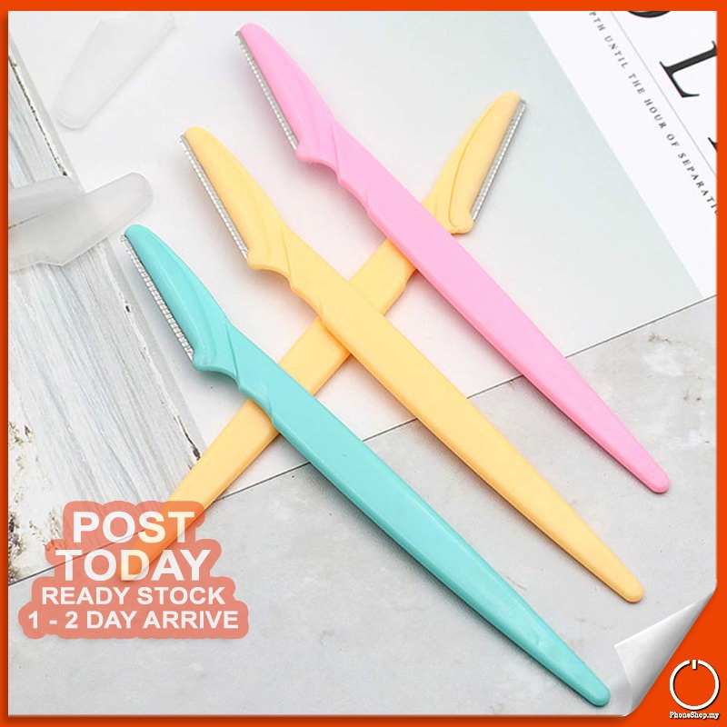 𝐆𝐋𝐈𝐃𝐄 𝐒𝐌𝐎𝐎𝐓𝐇𝐋𝐘 Ultra Thin Stainless Steel Blade Eyebrow Trimmer Face ...