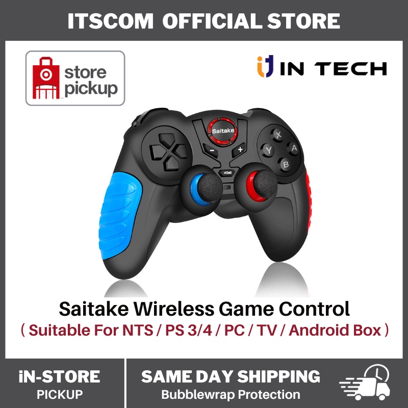 Saitake Bluetooth Wireless Game Control Suitable For NTS/ PS4 / 4 / PC ...