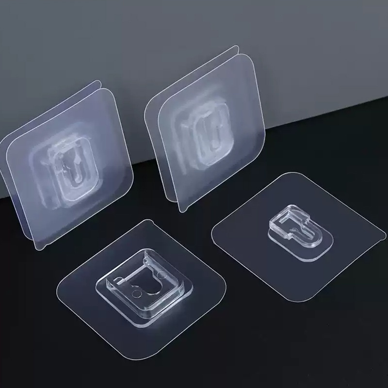 Strong Adhesive Wall Hook Seamless Double Side Sticker Hanger ...