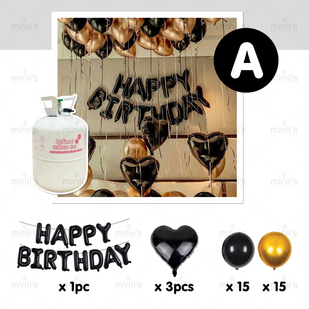 MINIIS PARTY Disposable Helium Gas Belon Gas Balloon Gas Helium Balloon ...