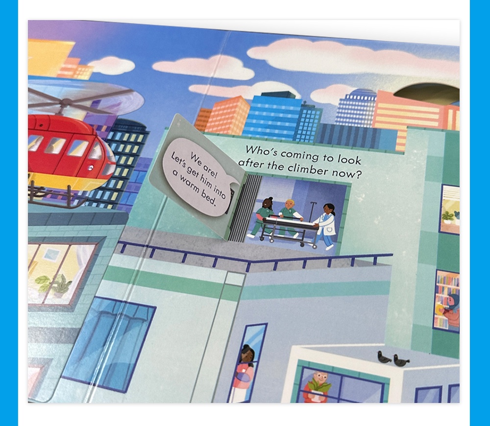 Usborne Peep Inside How A Helicopter Works Educatioal English Picture ...