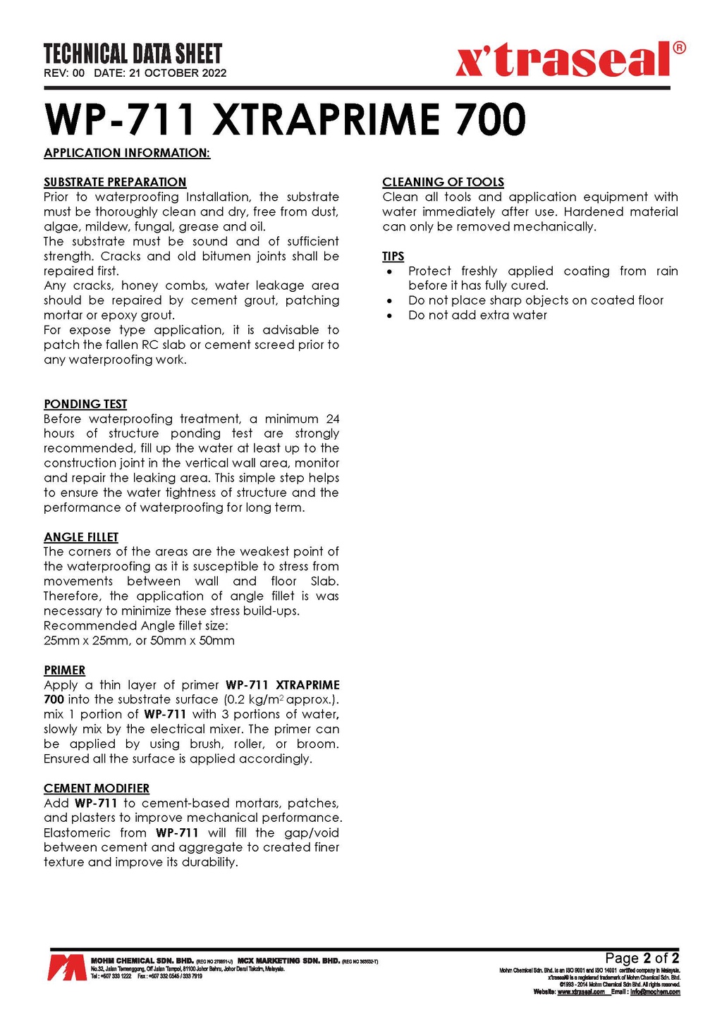 X'traseal WP-711 xtraprime 700 Cement Modifier Water-Based Copolymer ...