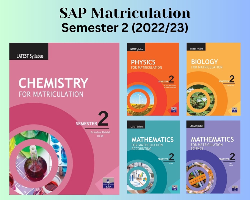 SAP - Latest Syllabus for Matriculation (Semester 2) - 2023 matrikulasi ...