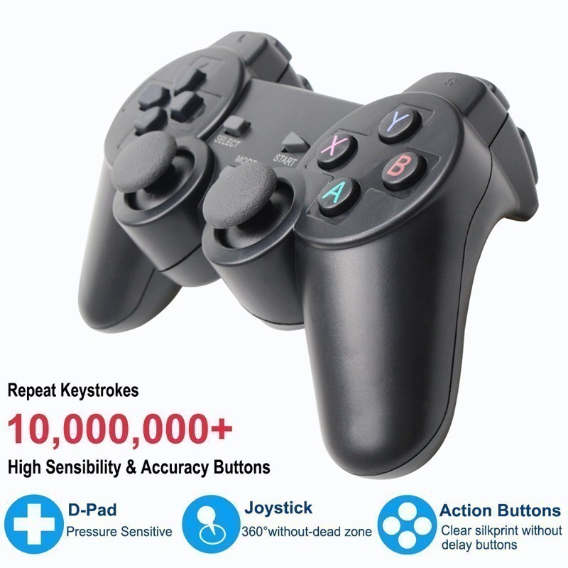 2 PCS 2.4Ghz Wireless Gamepad for PS3 Dual Game Controller USB Joystick ...