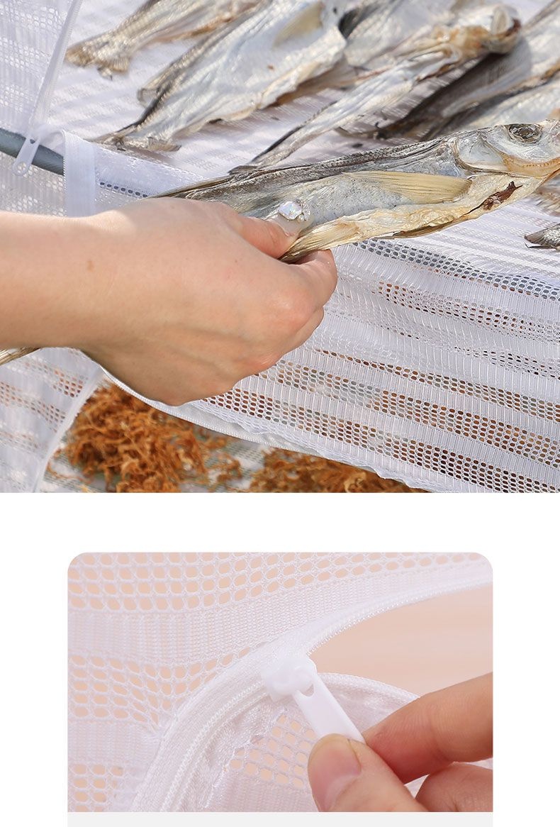Dried Fish Anti-fly Nets Drying Baskets on Home Balconies Hanging Food ...