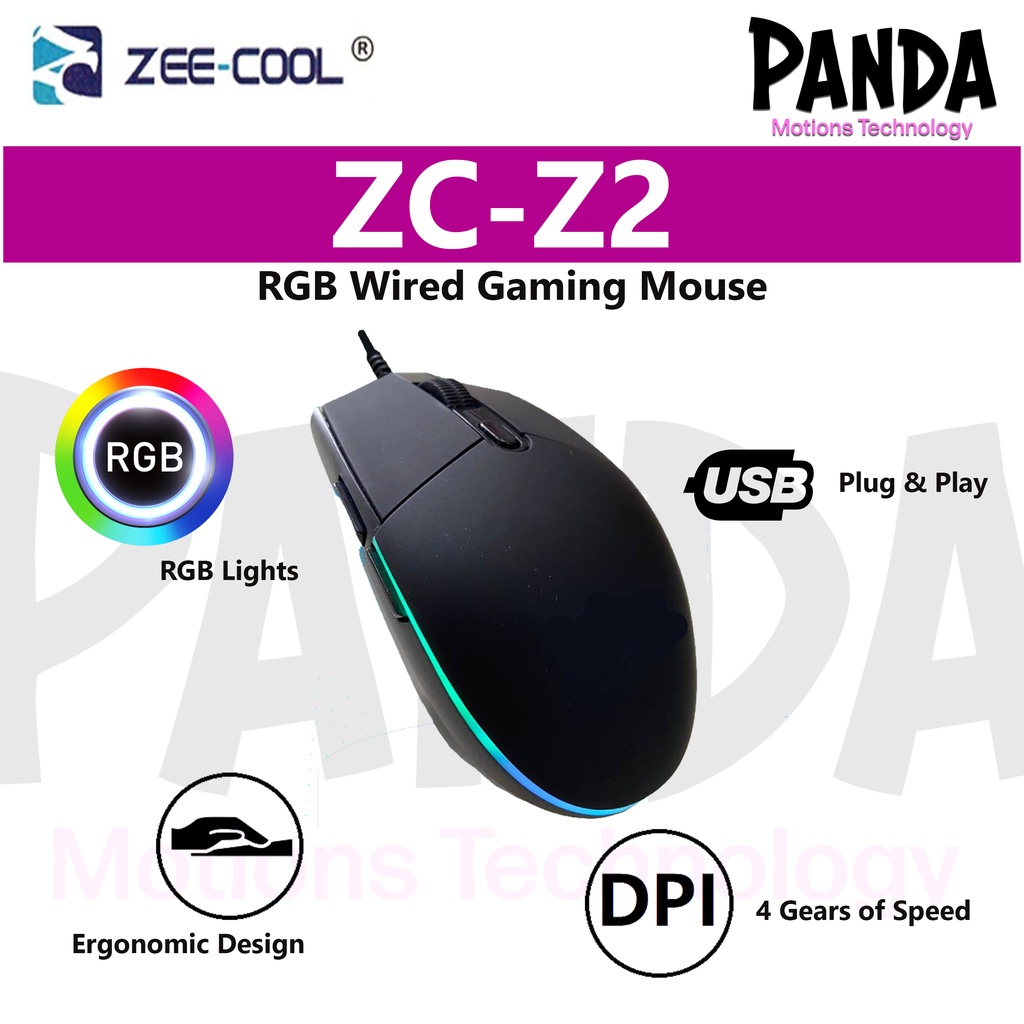 [CLEAR OLD STOCK] Zee-Cool ZC-Z2 RGB Wired Gaming Mouse | Shopee Malaysia
