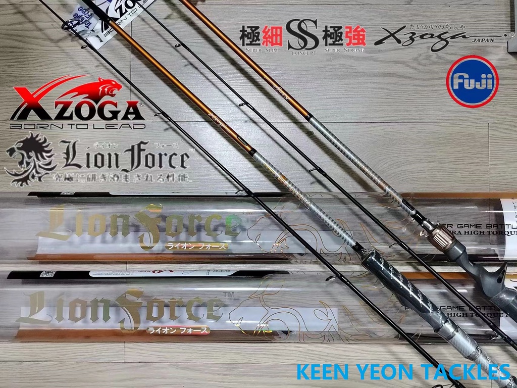 XZOGA LIONFORCE FISHING ROD (BAITCASTING/ SPINNING) | Shopee Malaysia