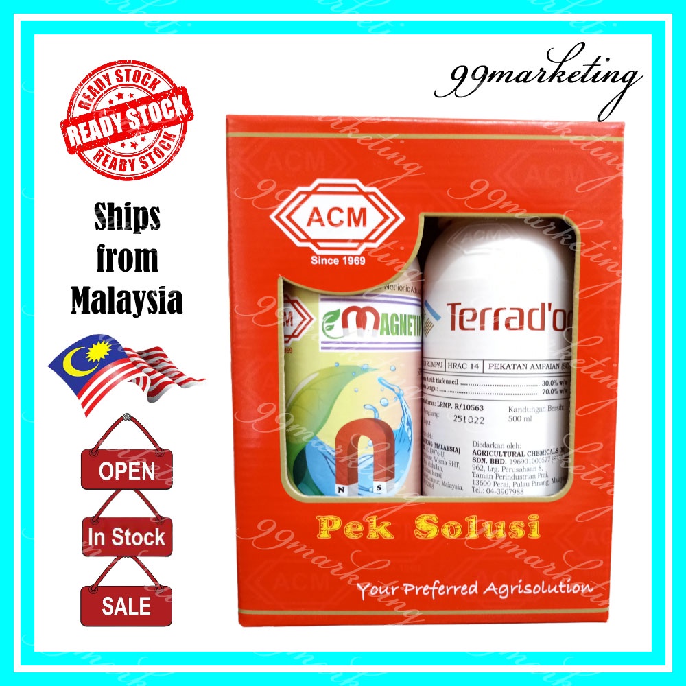 ACM Terrador Solution Pack (1 x Terrador 500ML FOC 1 x Magnetik 500ML ...