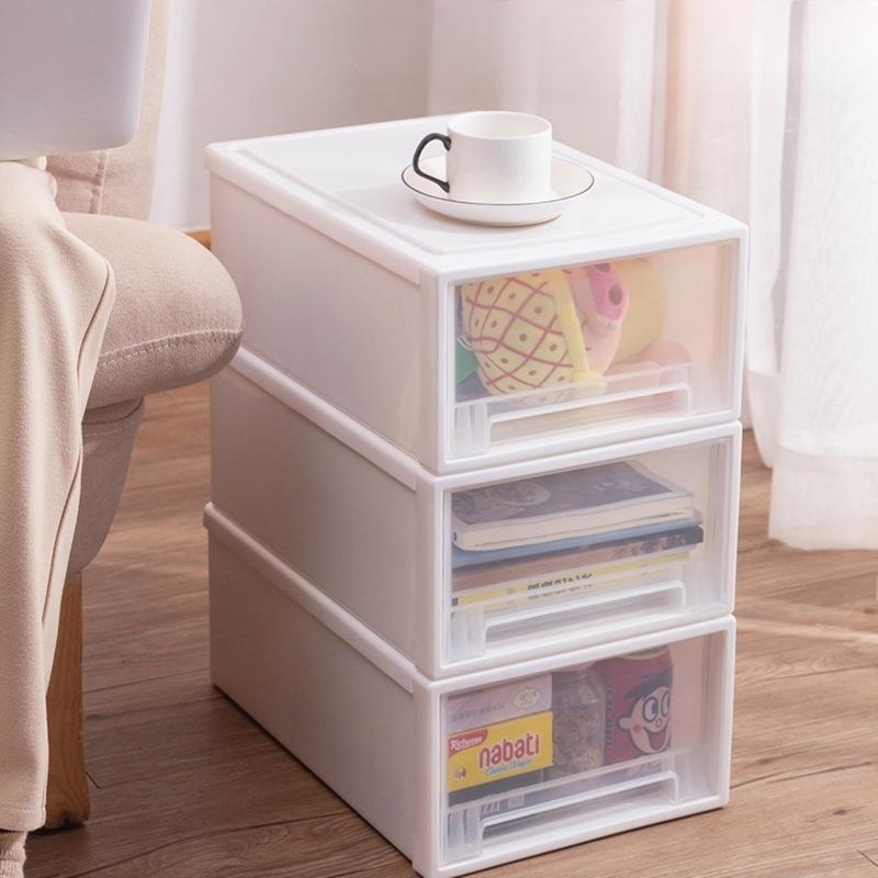 COLOGO 🥇 Transparent Drawer Storage Box Creative Combination Organizer ...