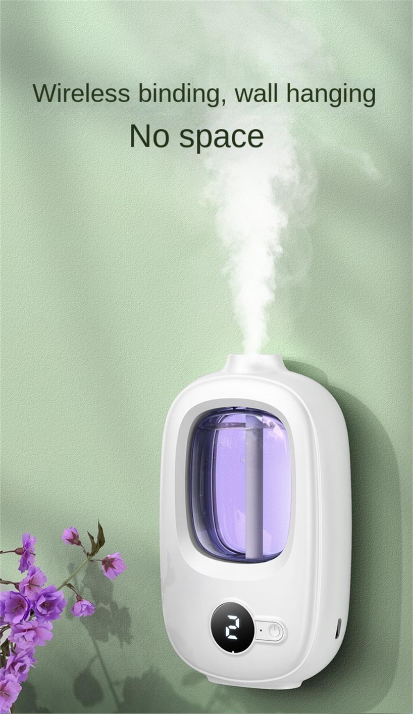 4 Gears Wireless Aroma Diffuser Timing Automatic Air Freshener Toilet ...