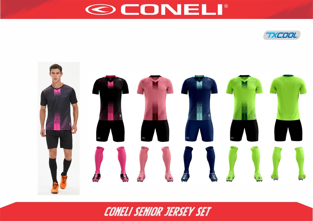 CONELI SENIOR JERSEY SET CSJ2085SR SOCCER JERSEY [SHIRT + PANT] / BAJU ...