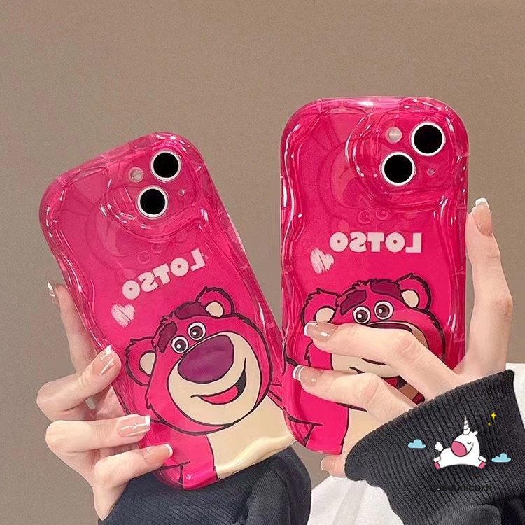 Funny Cartoon Lotso Strawberry Bear Phone Case Compatible For iPhone 11 ...