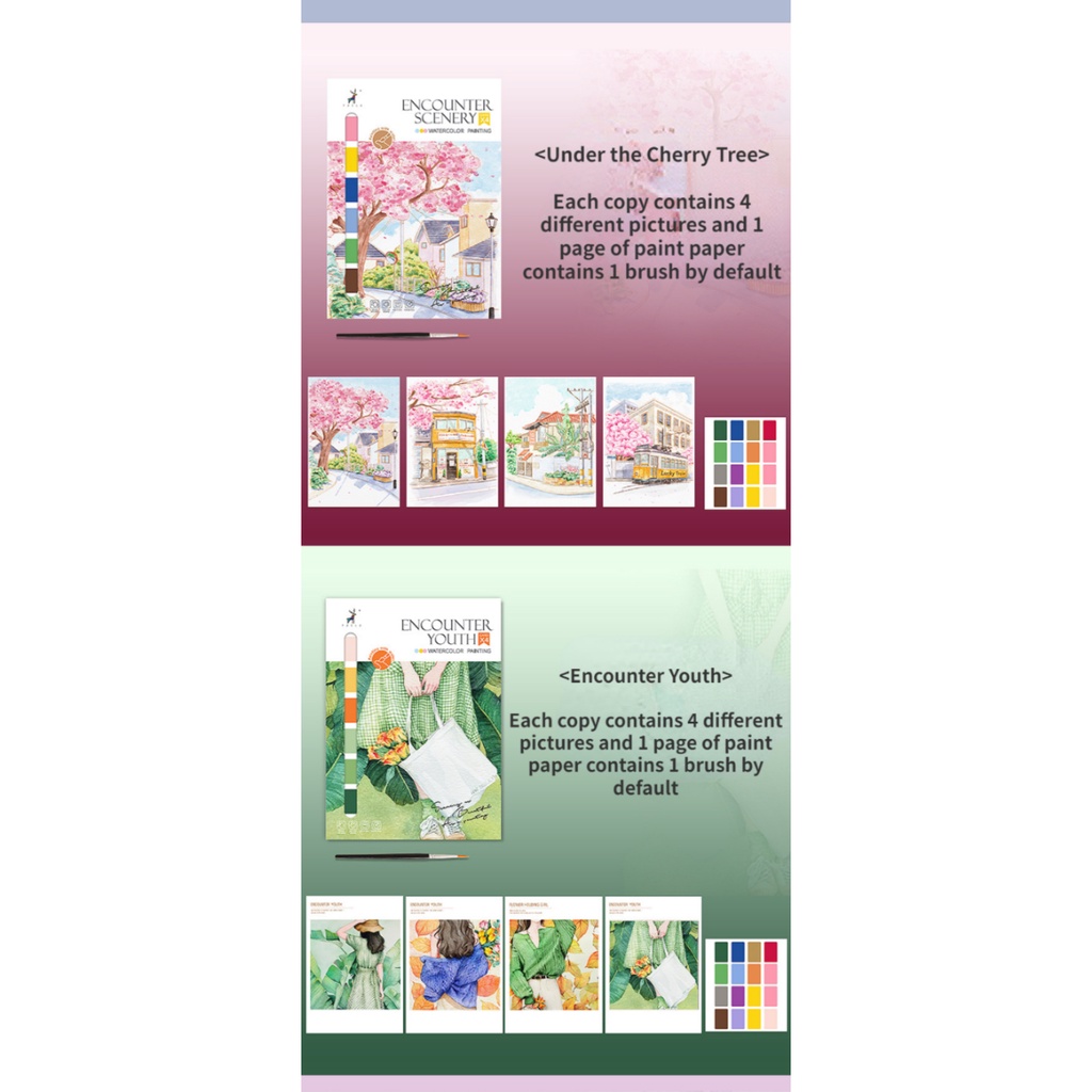 Children's Creative Watercolor Coloring Book Unzip Coloring Book ...