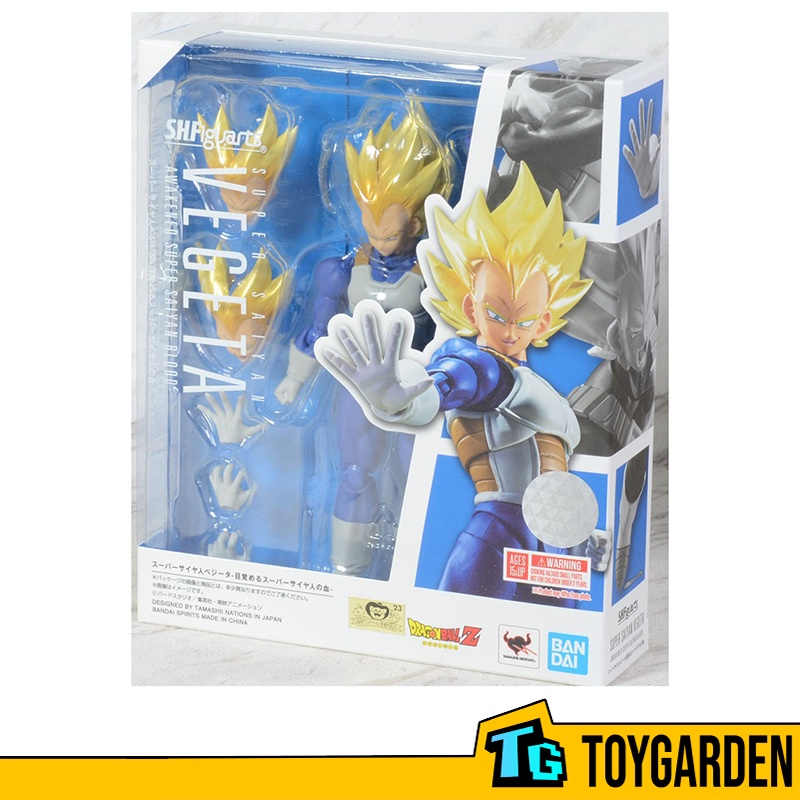 Bandai Tamashii Nations S.H.Figuarts Dragon Ball Super Saiyan Vegeta Awakened Super Saiyan Blood ...