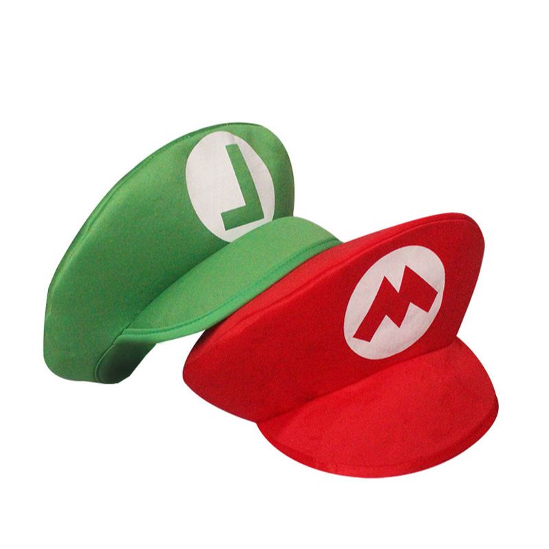 Super Marios Cosplay Hats Girls Boys Anime Funny Caps Halloween Party ...