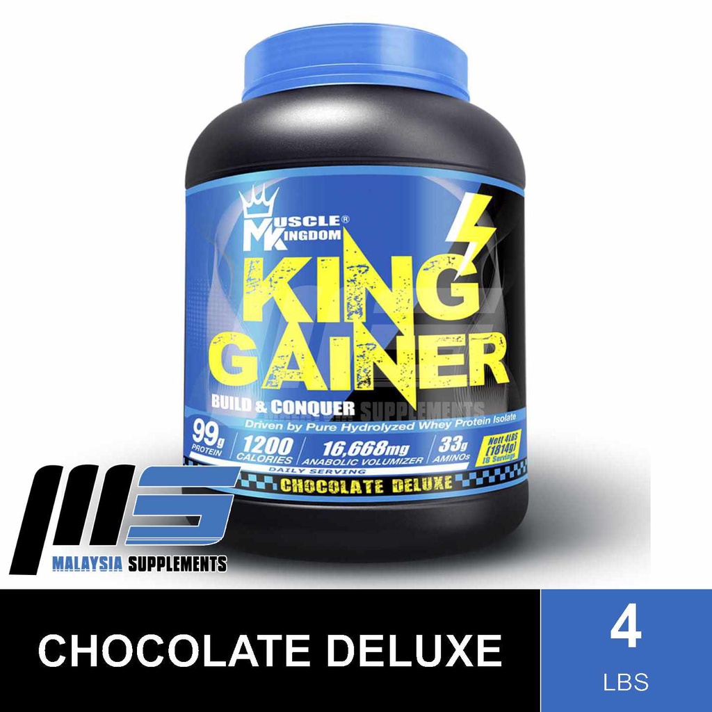 Muscle Kingdom Mass Kingdom (12lbs) | King Gainer (4lbs) [FREE GIFT ...