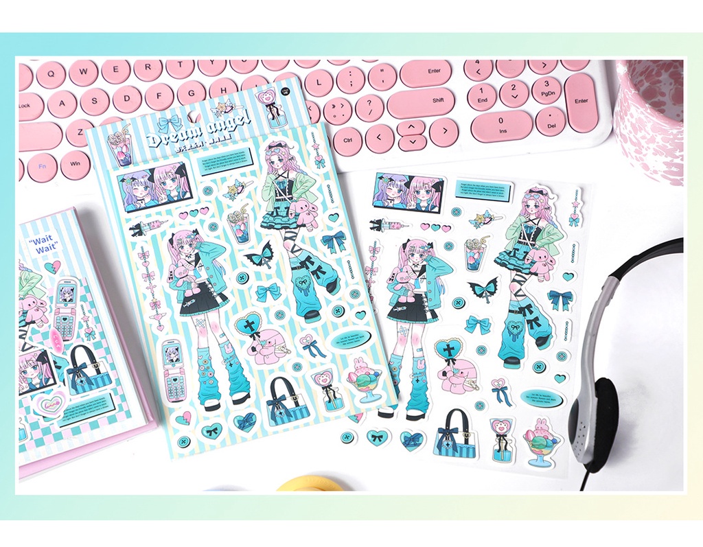 idako sticker sticker for journal aesthetic stationary Matte Sticker ...