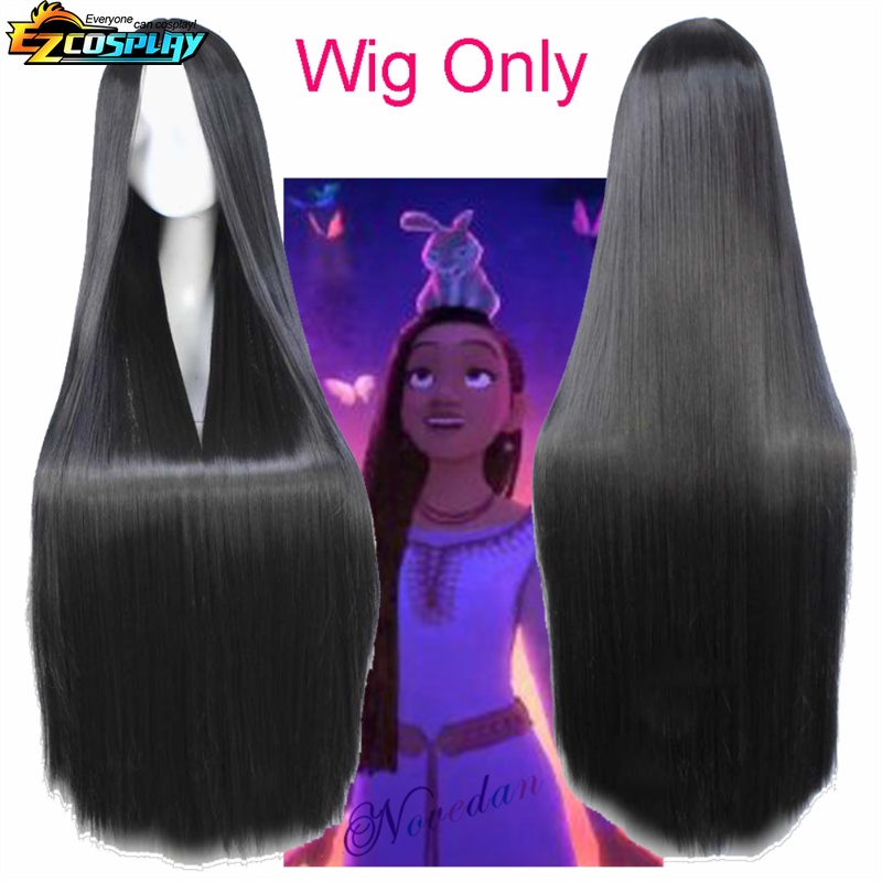 New Movie Wish Asha Princess Cosplay Costume Fancy Party Dress Black ...