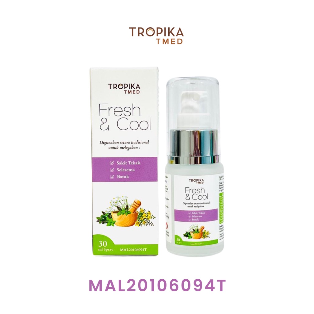 Tropika Fresh & Cool Ubat Batuk, Selsema, Sakit Tekak, Asma, Mencairkan ...