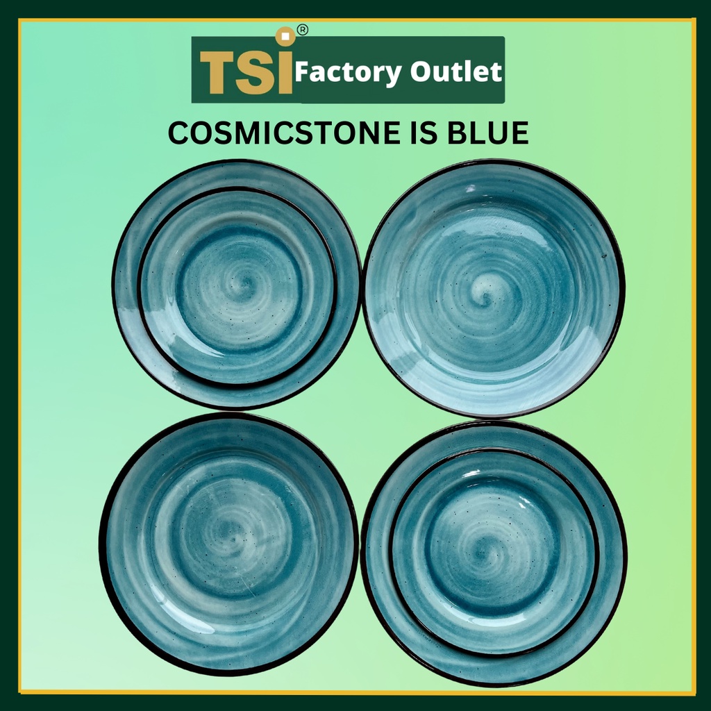 CLAYTAN SET PINGGAN MAKAN | BASIC SET - COSMICSTONE IS BLUE Ceramic ...