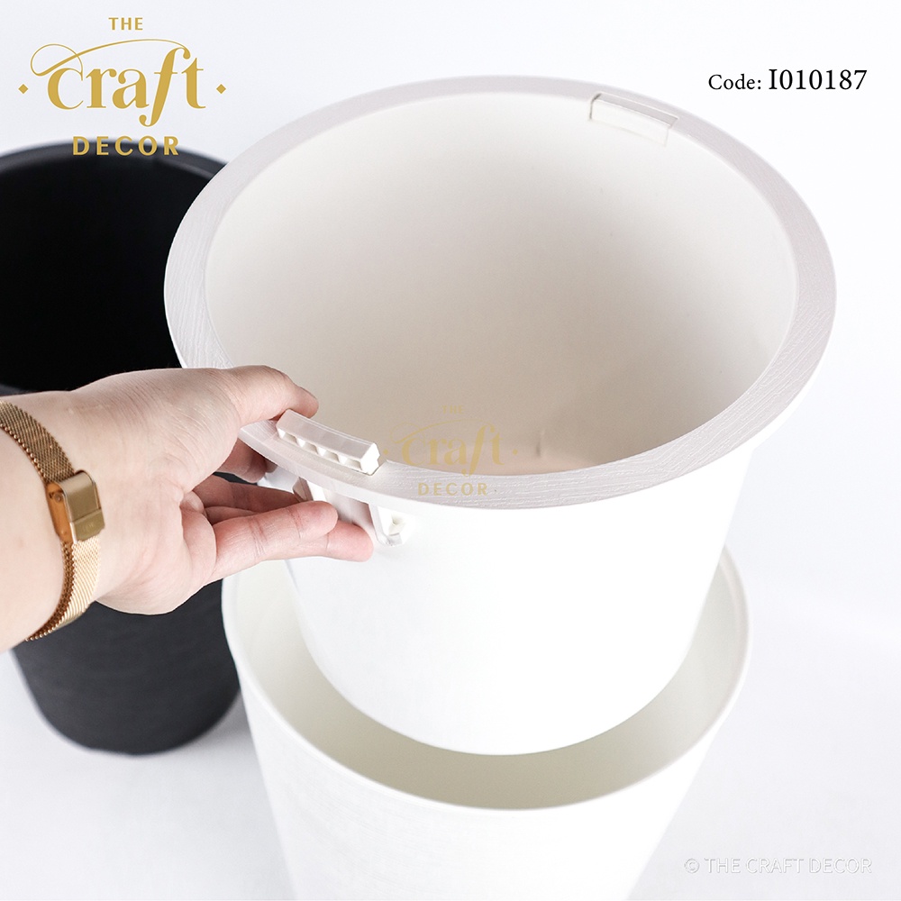 The Craft Decor Round High Flower Pot | Plant Flower Tall Vase | Pasu ...