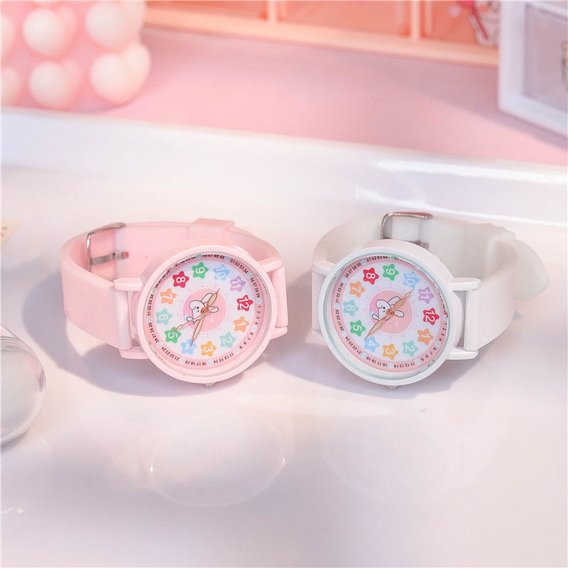 New Arrival Macaron Watch for Girls, Simple and Trendy Rabbit Children ...