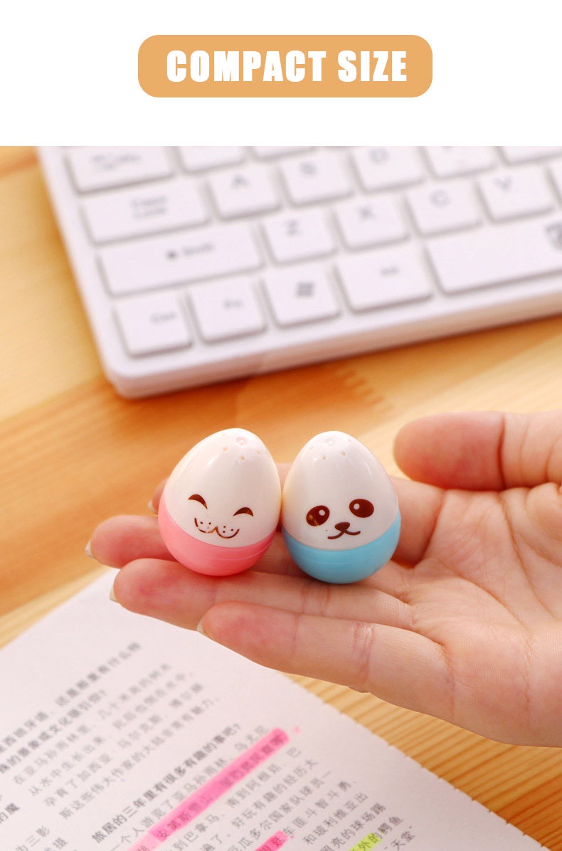 6Pcs Creative Pill-Shaped Cartoon Highlighter Pen Set Markers Mini ...