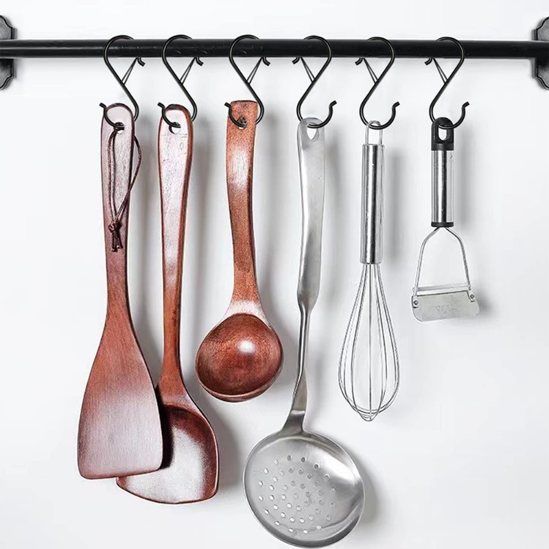 2/5/10pcs Metal Spring S Hook S Shaped Hook Hanging Plant Light Metal ...