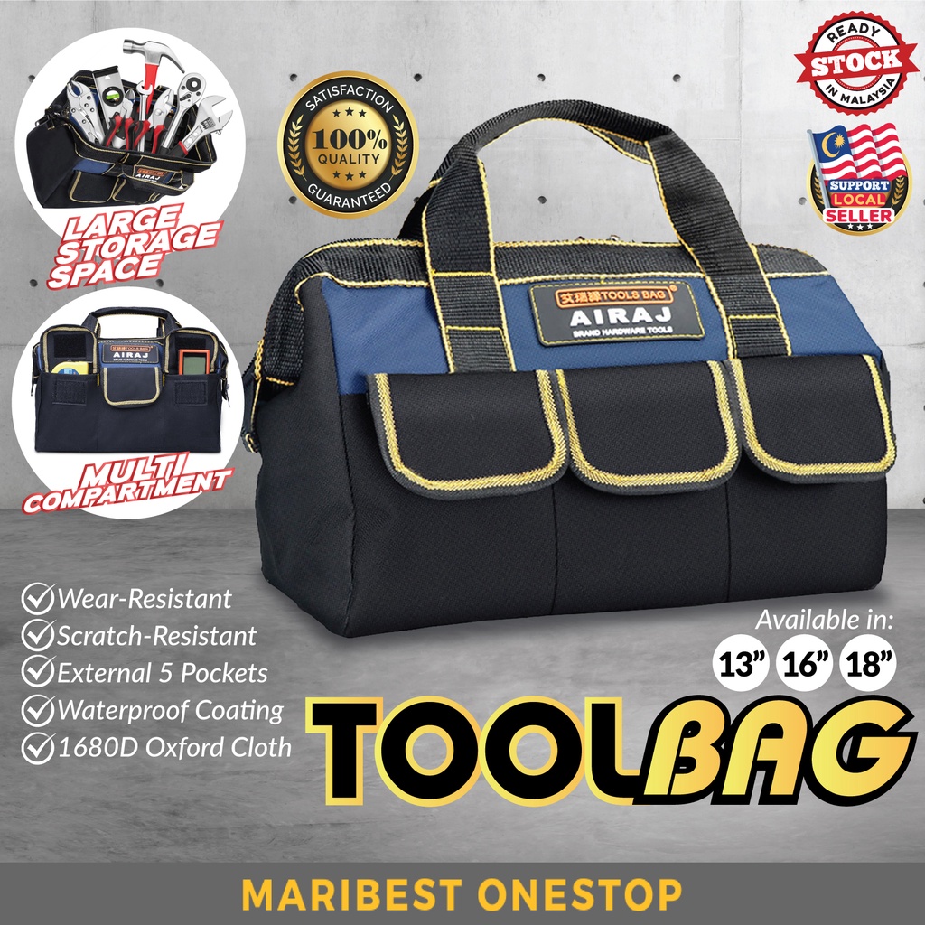 13INCH 16INCH 18INCH AIRAJ Tool Bag Beg Kalis Air Multipurpose Water ...