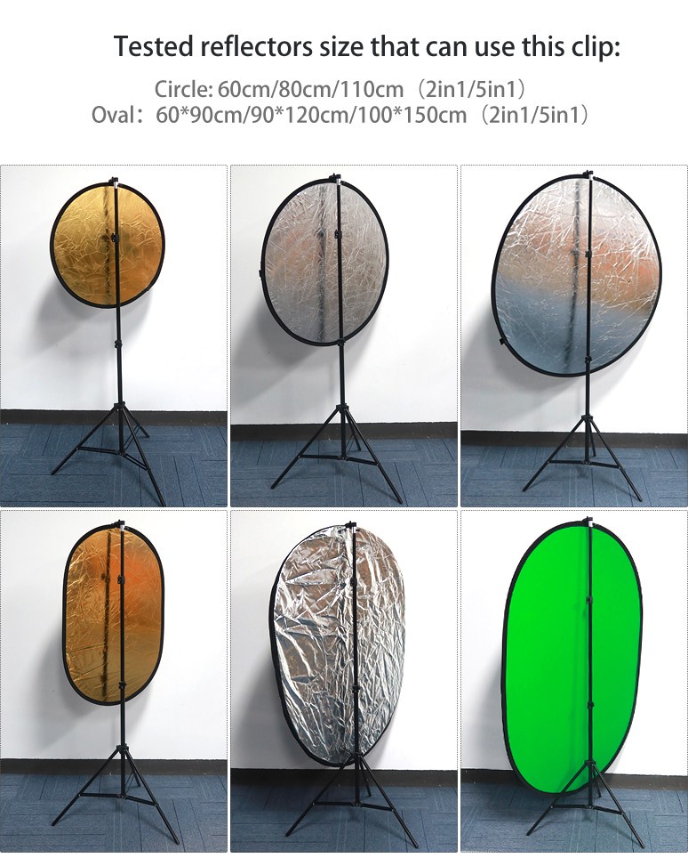 Reflector Clip Holder Clip Clamp Photography Studio Background Clipper ...