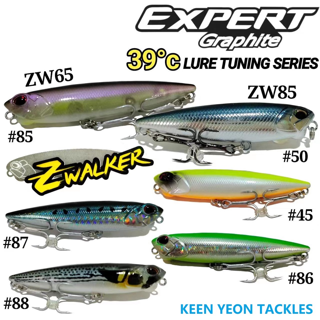 EXPERT GRAPHITE 39℃ Z WALKER FISHING LURE TUNING SERIES | Shopee Malaysia