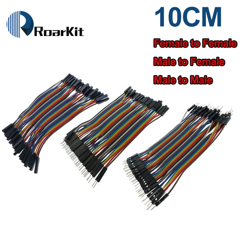 40-120pcs Dupont Line 10CM 40Pin Male to Male + Male to Female and ...