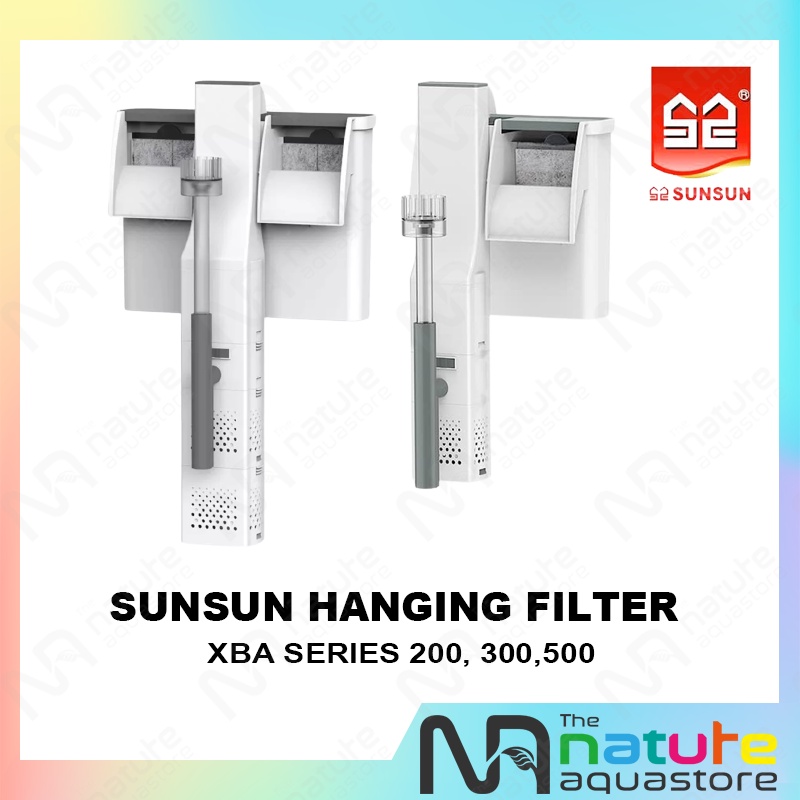 SUNSUN XIAOLI XBA Series Hanging Filter, Hang on Back Filter (XBA-200 / XBA-300 / XBA-500 ...