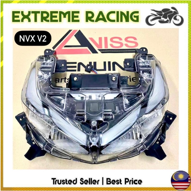 Front Head Lamp Assy Head Light Headlamp Headlight Assy Lampu Depan ...
