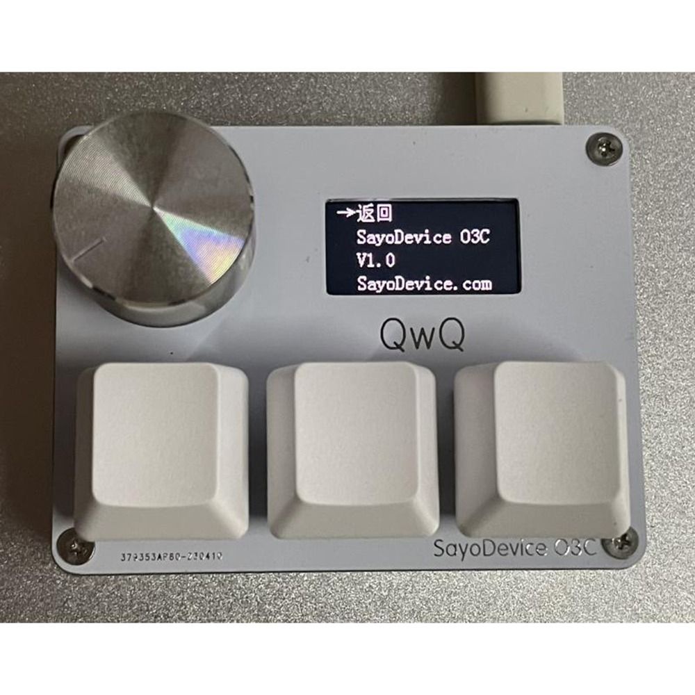 Sayobot O3C OSU Keypad Macro Mechanical Keyboard IPS Color Screen Knob ...