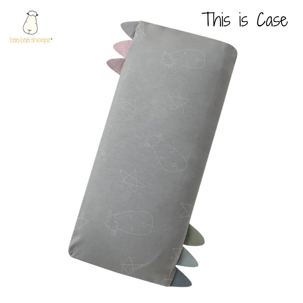Baa Baa Sheepz Bed Time Buddy Medium 38x18cm Pillow Case | Shopee Malaysia