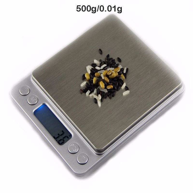 500g 0.01g Electronic Jewellery Balance Scale High Precision Digital ...