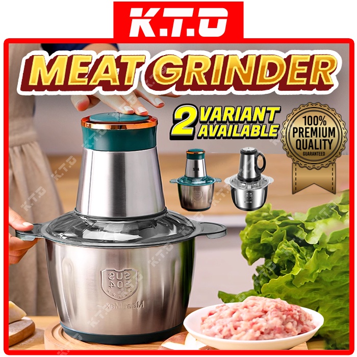 3L Electric Meat Grinder Stainless Steel Multifunction Meat Mincer ...