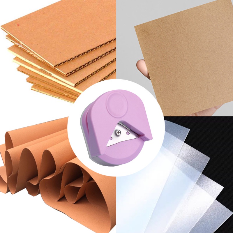 Press Type Photo Paper Cutter With Rounded Corners / Office Paper Jam ...