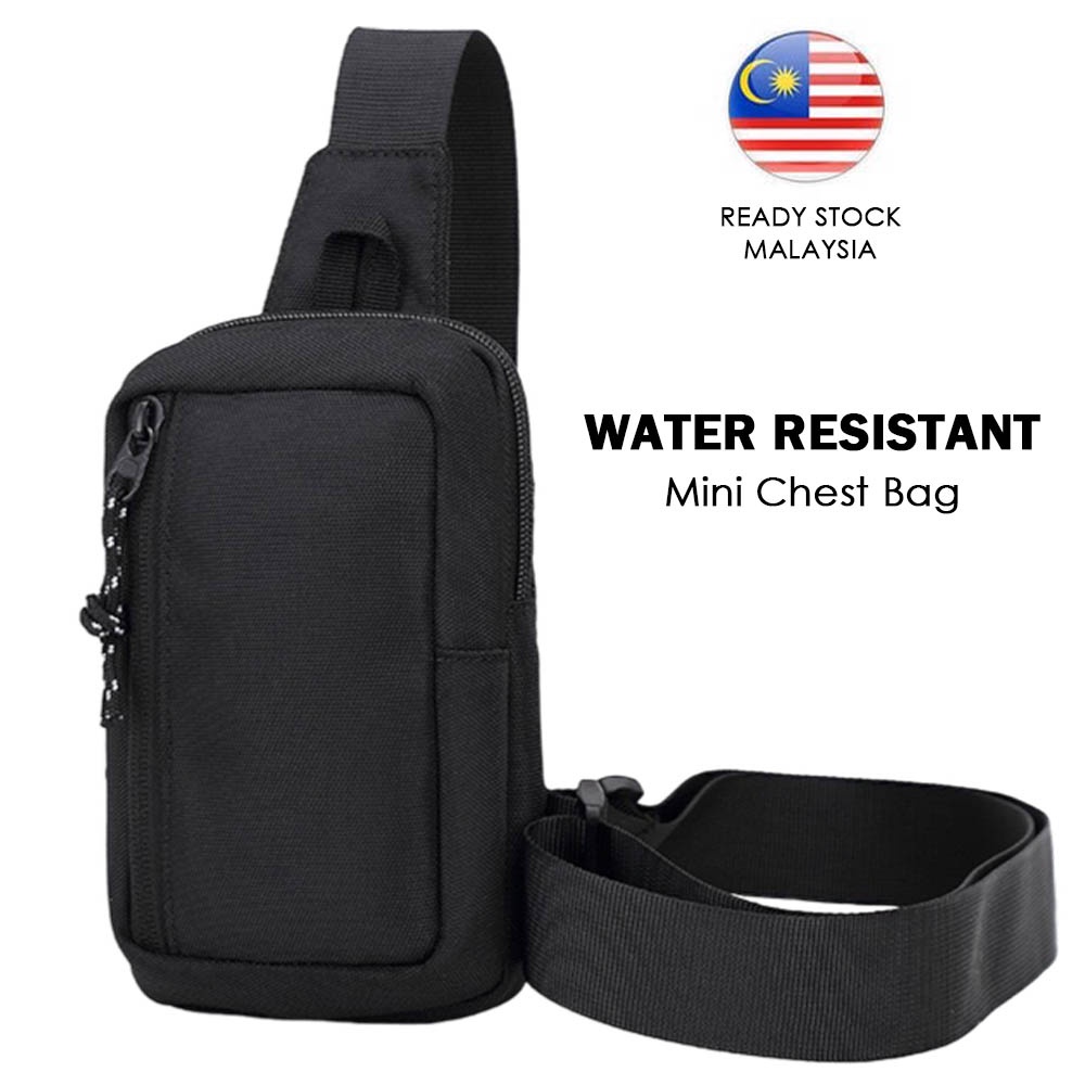 Small Crossbody Bag Mini Chest Bag Men Men Beg Lelaki kecil Beg Sandang ...