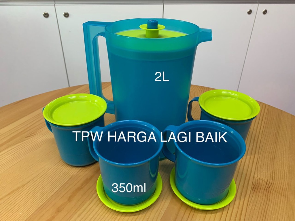 Tupperware Preludio Mug + Pitcher 2L , Oh Tumbler + Pitcher, Mosaic ...