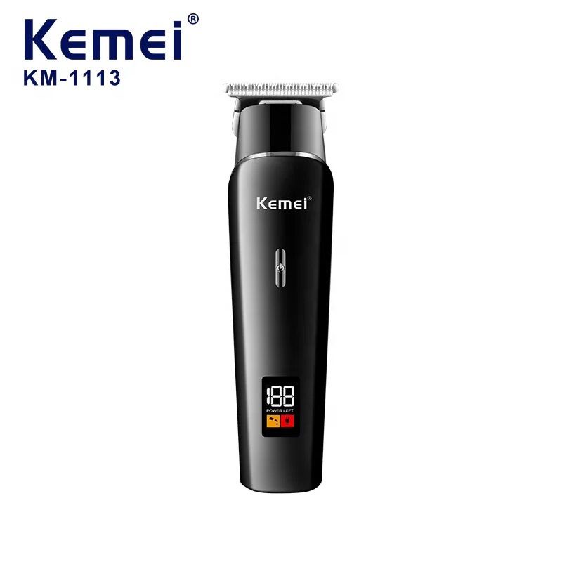 Kemei KM-1113 Hair & Beard Trimmer For Men Electric Hair Clipper Rechargeable Edge Machine ...