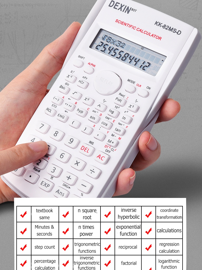 Scientific Calculator Multifunctional Student Simple Portable ...