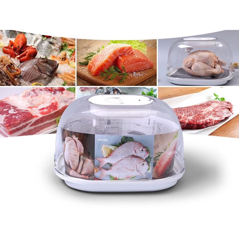 Kitchen Quick Thaw Machine Food Grade Aluminum Alloy Atomized Fresh ...