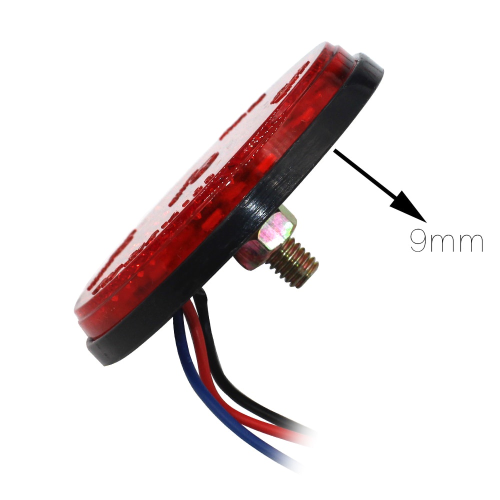 Motorcycle Brake 24 SMD Car Round Tail Lights Turn Signal Light Lamp ...