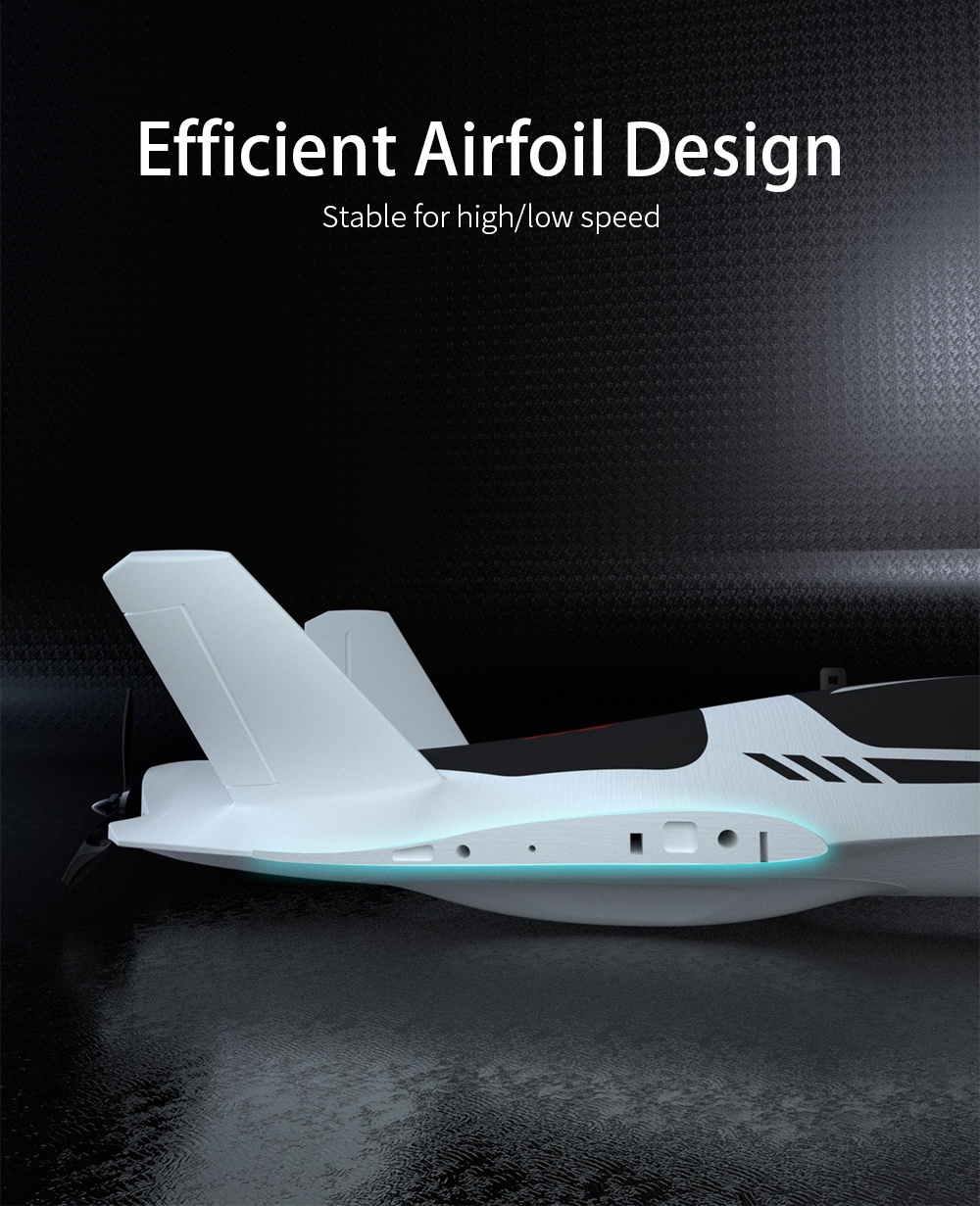 ATOMRC Dolphin V1.1 845mm Wingspan V-tail ARWING FlyWing Fixed-Wing RC ...