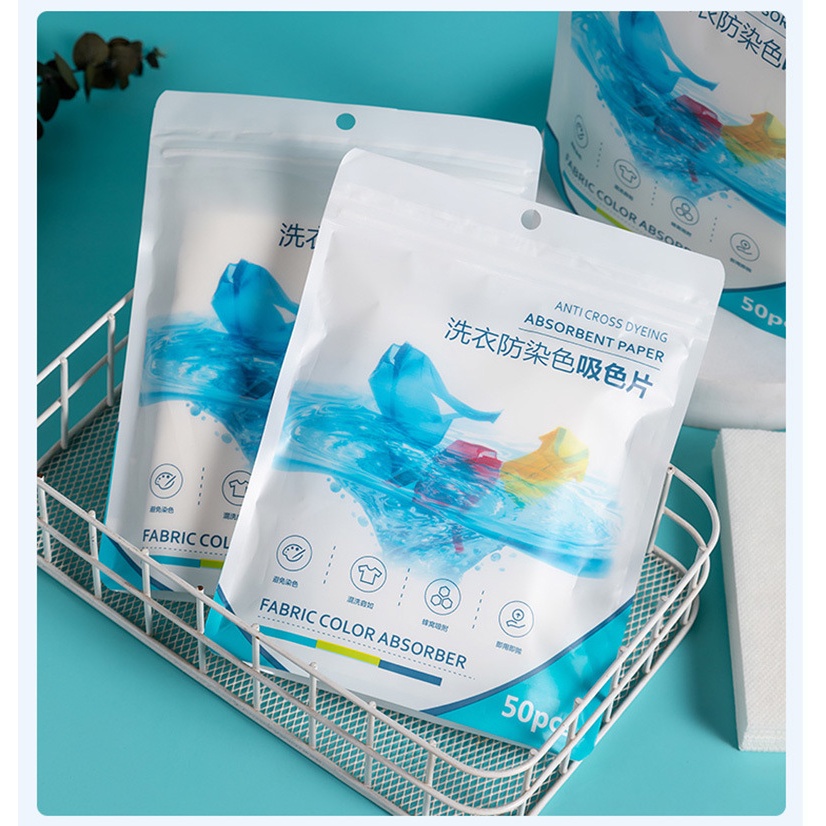 AO Home Absorbent Paper Anti Dye Sheet Mix Color Proof Absorption Sheet ...