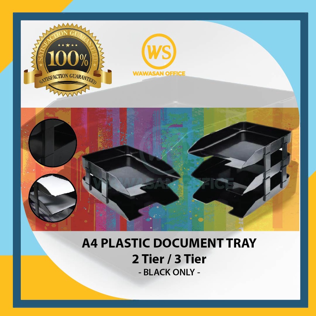 ELE Document Tray / Stackable Document Tray / Paper Tray / Rak Kertas ...