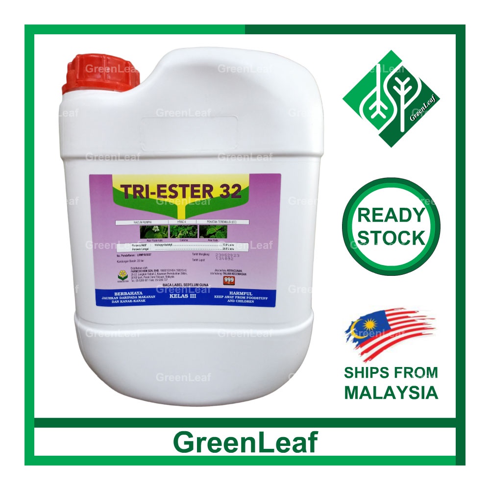 20L Tri-Ester 32 Farmcochem Triclopyr-Butotyl 32% Herbicide Racun ...
